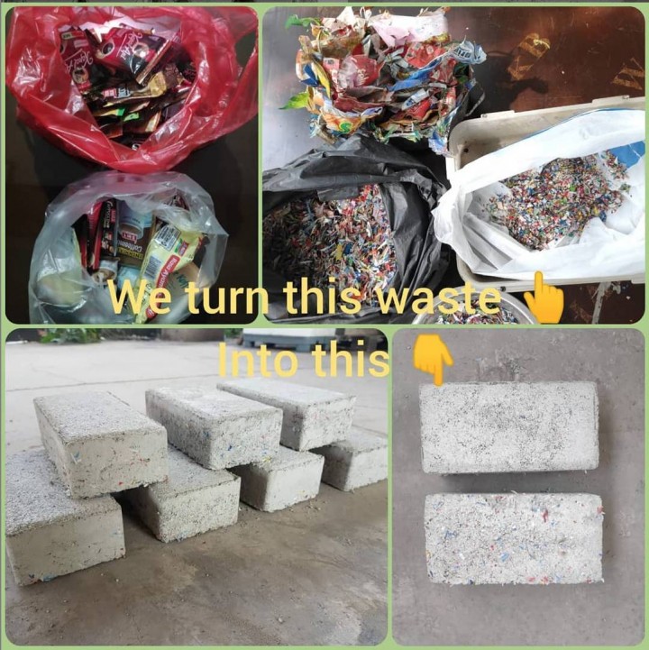 Inovatif! Olahan Sampah Plastik Sachet Bisa Dijadikan Bata Beton